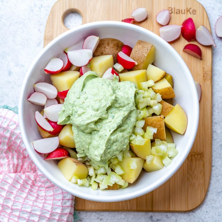 Mayo-Free Ultra Creamy Potato Salad | Clean Food Crush