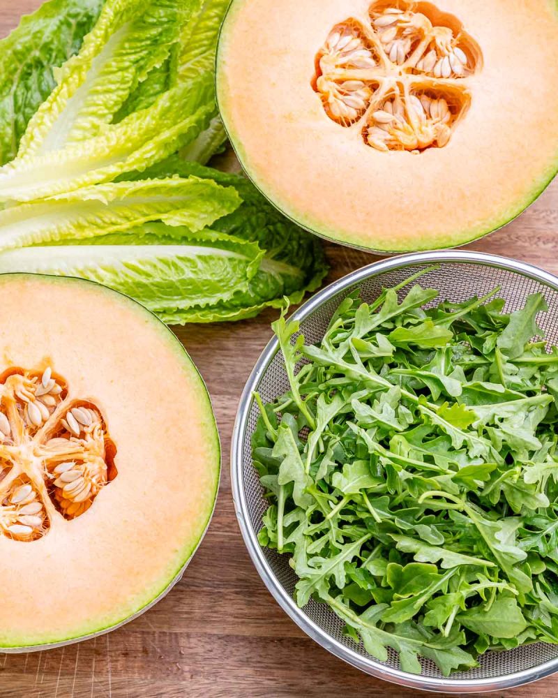 Refreshing Melon + Crispy Prosciutto Salad | Clean Food Crush