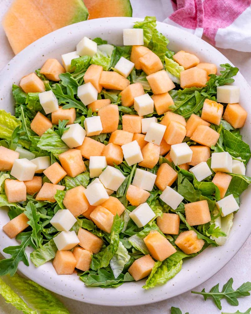 Refreshing Melon + Crispy Prosciutto Salad | Clean Food Crush