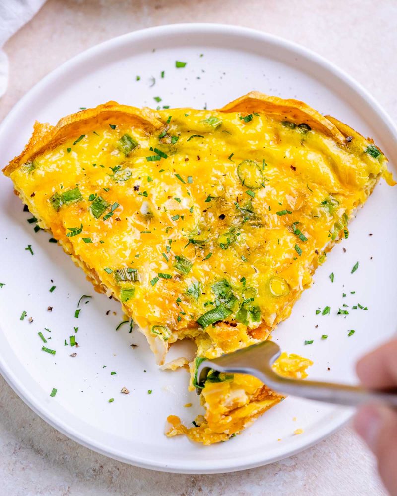 Sweet Potato Crust Quiche | Clean Food Crush