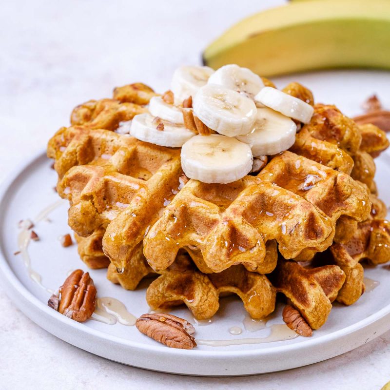 Sweet Potato Good Morning Waffles | Clean Food Crush