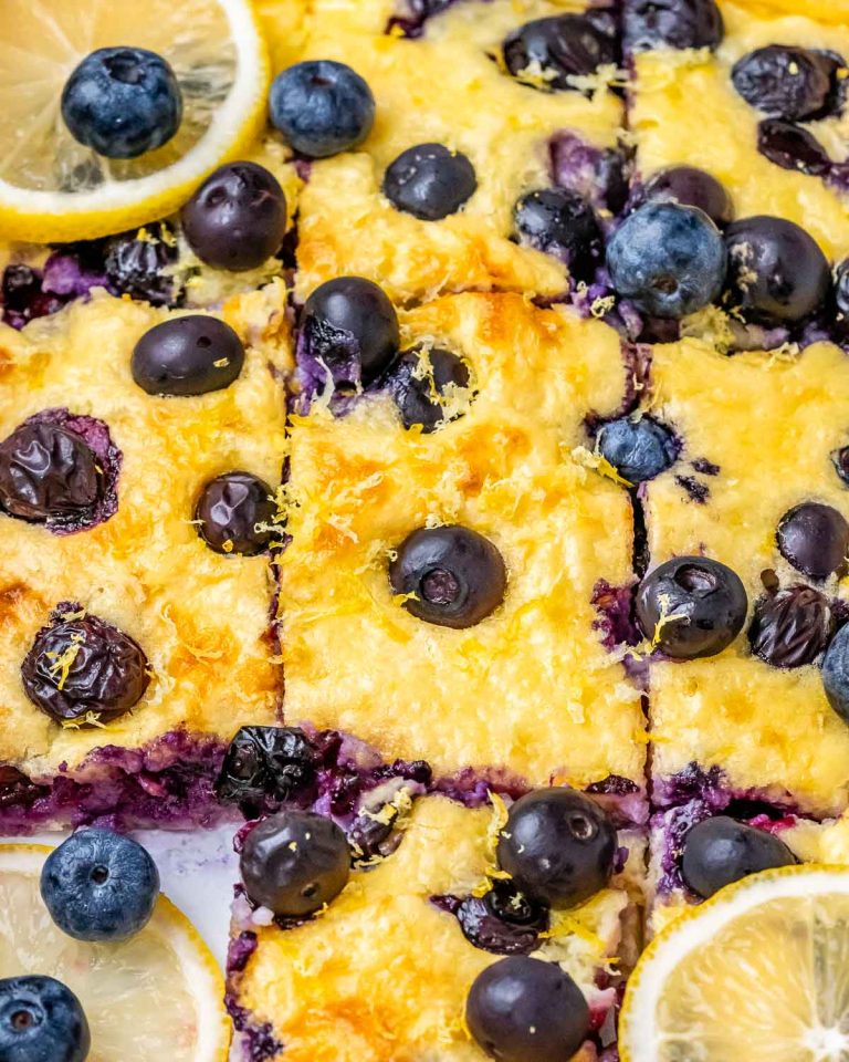 Blueberry Cottage Cheese Bake | Clean Food Crush