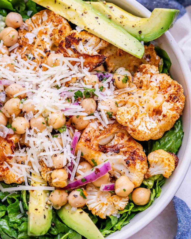 Roasted Cauliflower Babe Bowls | Clean Food Crush