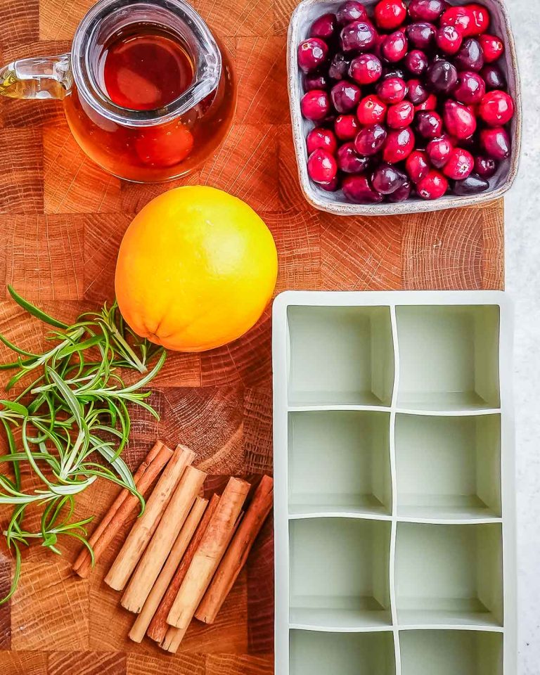 Festive Holiday-Season Ice Cubes (for cocktails and mocktails) | Clean ...