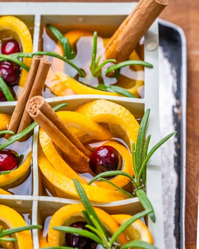 Festive Holiday-Season Ice Cubes (for cocktails and mocktails) | Clean ...