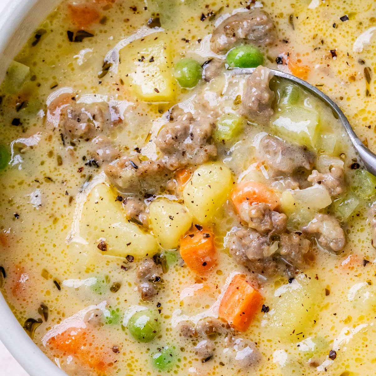 Protein Packed Shepherd’s Pie Soup | Clean Food Crush