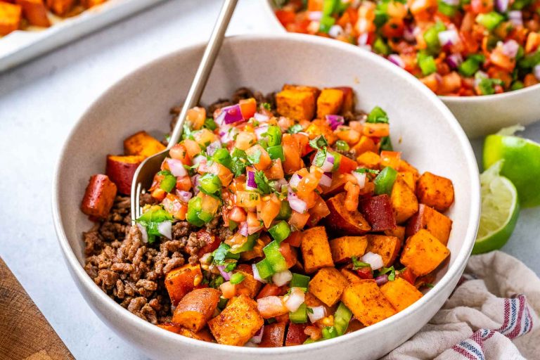 Healthy Ground Beef Bowl (Easy High Protein Meal Prep!) | Clean Food Crush